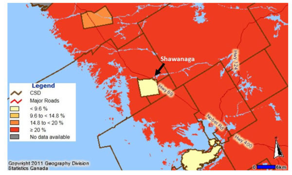Population - Shawanaga First Nation