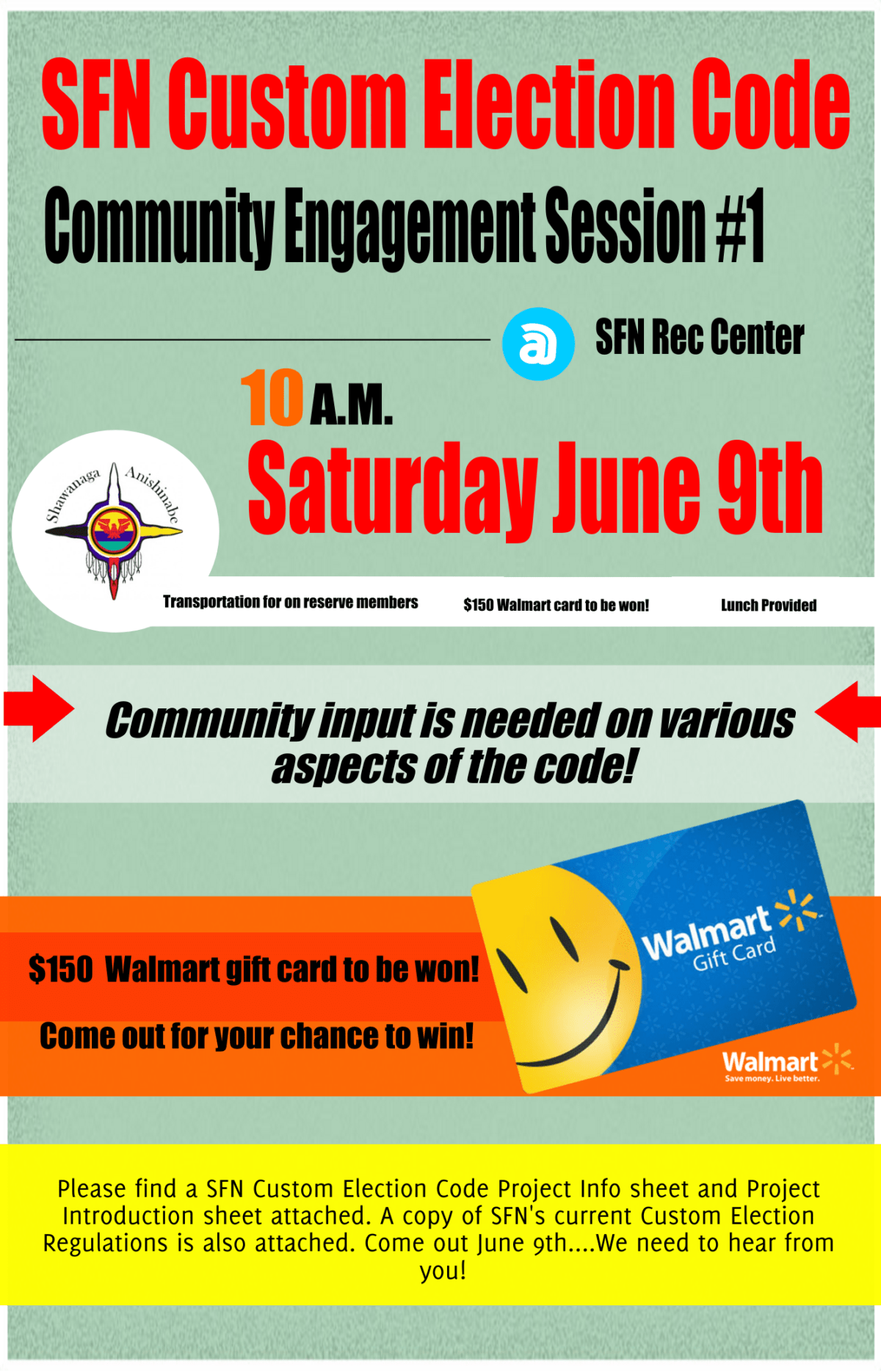 SFN Custom Election Code Amendment - Shawanaga First Nation